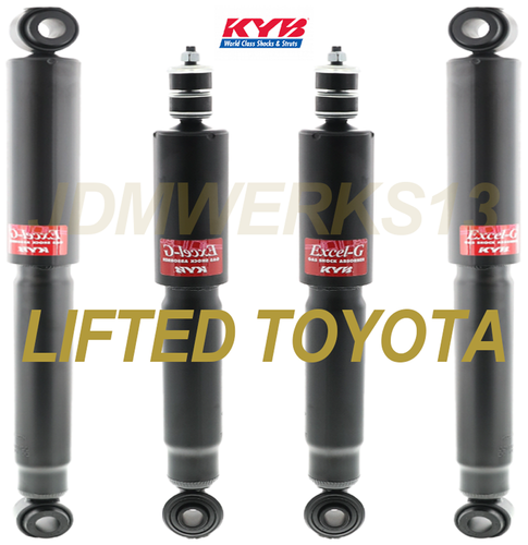 Genuine KYB 4 SHOCKS for 2 - 3 inches Lifted TOYOTA PICKUP 4WD 1984 84 ...
