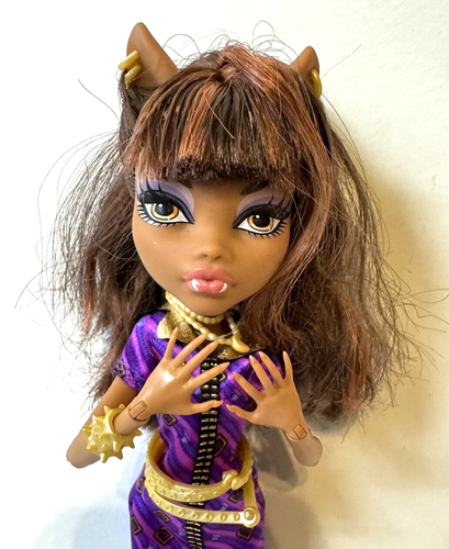 Monster High Clawdeen Wolf Doll Coffin Bean Belt Necklace Cuff 2008 ...