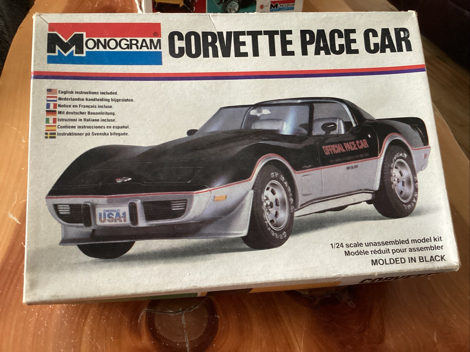 Monogram ’78 Corvette Official Pace Car 1/24 Scale Model Kit – OPEN BOX ...