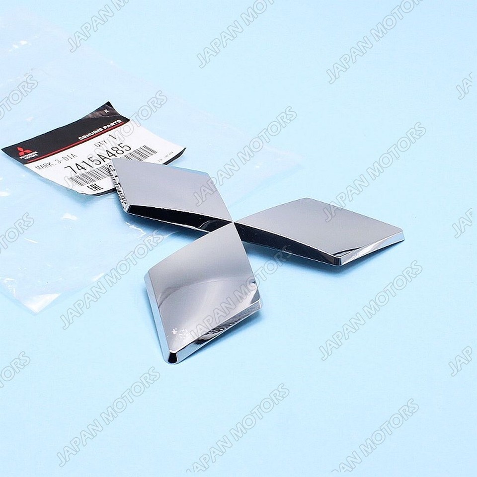 Genuine OEM Mitsubishi Three Diamonds Mark Front Grille Emblem Badge ...