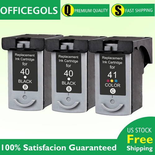 3 PACK PG-40/CL-41 Ink Set For Canon PIXMA MX300 MX310 MP180 & FAX ...