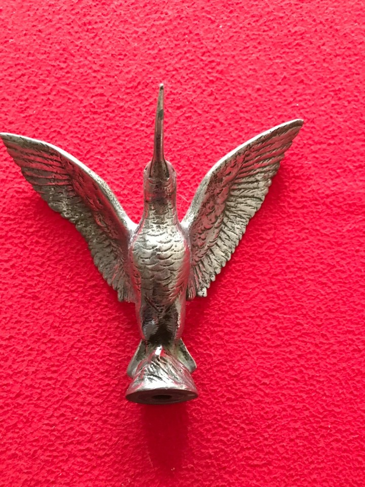 Vintage AEL Car Bonnet hood Mascot Bird Hummingbird | eBay