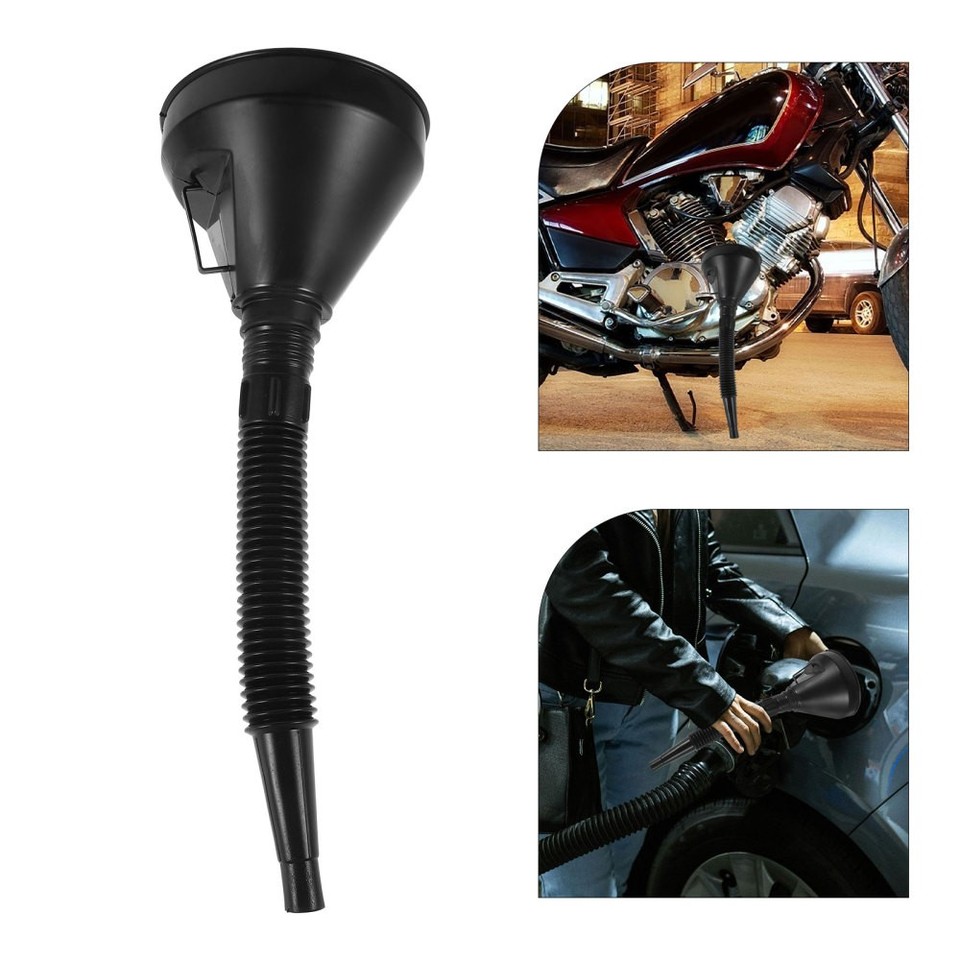 Oil Funnel with Hose Automotive Set Tube Flexible Funnels for Use | eBay