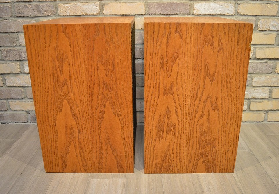 Klipsch Heresy II Loudspeakers, Oiled Oak Veneer with Classic Grills | eBay
