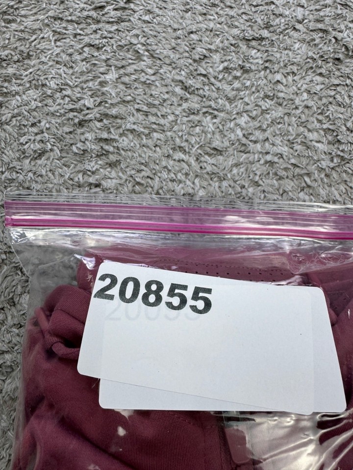 Fabletics Jacket Women Large Sammy Dark Rouge Hooded Full Zip Mauve ...