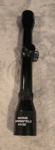 Savage Springfield 4 X 32 Rifle Scope Model 3241 Japan Tested Works See ...