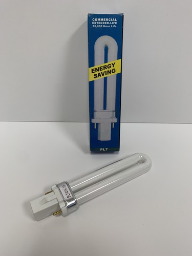 PL7 Fluorescent 7-Watt Lamp Light Bulb 2700K Warm White Extended Life 2 ...