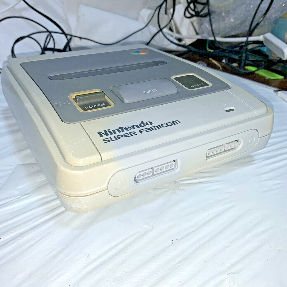 1chip 02 Nintendo Super Famicom Console Controller x2 SNES Japan ver ...