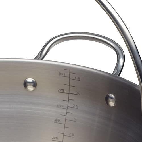 Kitchen Craft Home Made Stainless Steel Mini Maslin Pan 5 Litres for ...