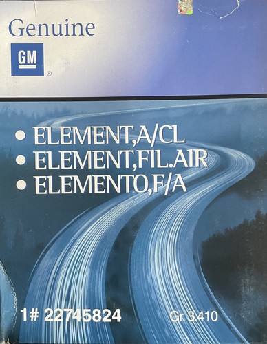 GENUNE AIR FILTER 22745824 | eBay