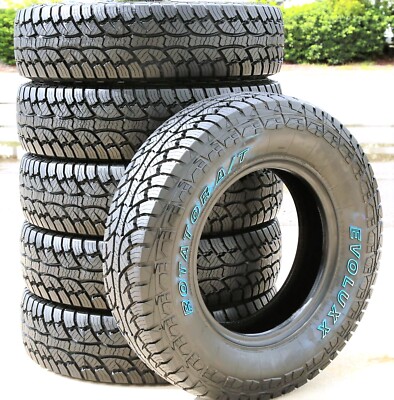 6 Tires Evoluxx Rotator A/T LT 235/80R17 Load E 10 Ply AT All Terrain ...