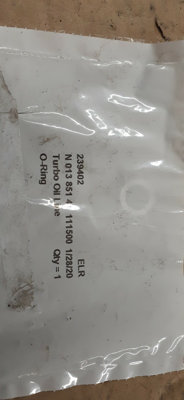 NEW!! Turbo Oil Line O-Ring 13 Volkswagen N0138514 *V39 | eBay