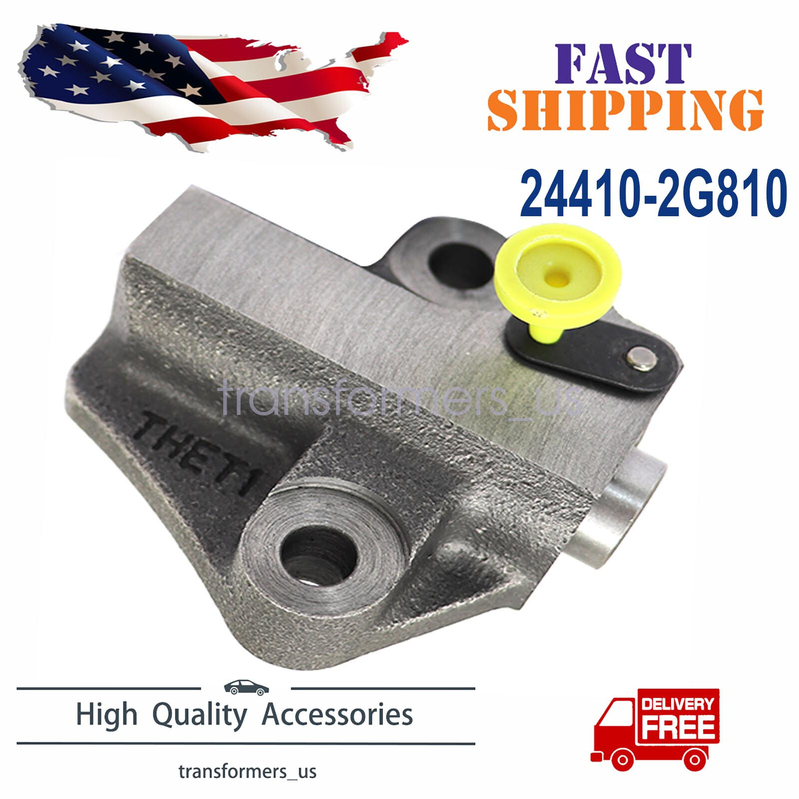 24410-2G810 Fits Hyundai Kia 2.0L 2.4L 2019 NEW Timing Chain Tensioner ...