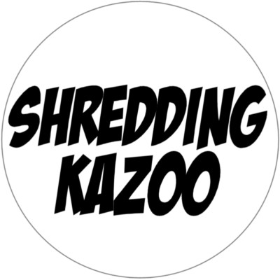 Shredding Kazoo - 3 Inch Circle Sticker 3" x 3" - Music Musician Band ...