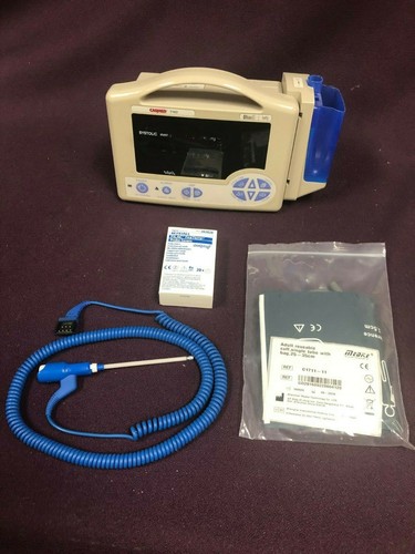 Casmed 740 Vital Signs Monitor // SpO2, NIBP, New Battery, Cuff, Probe ...