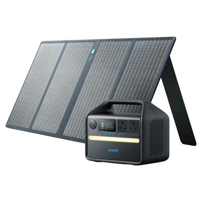 Anker 535 Solar Generator Portable Battery 512Wh + 100w Anker 625 Solar ...