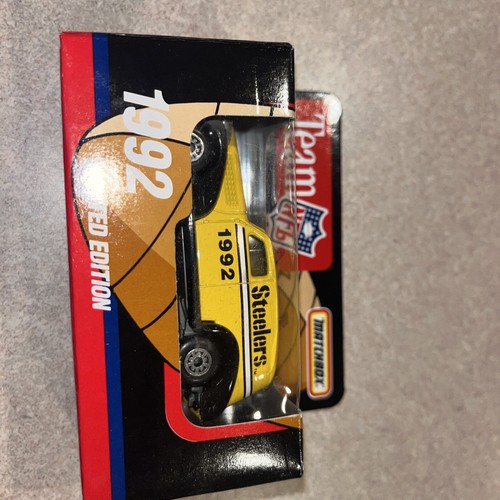 1992 Pittsburg Steelers NFL Matchbox Car Limited Edition NIB | eBay