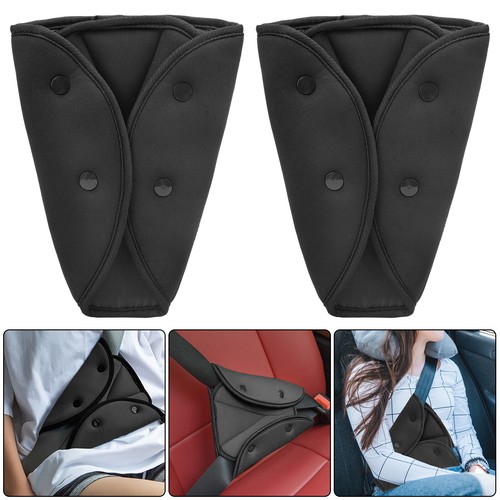 Seat Belt Adjuster Clip Car Seat Strap Pad Harness Cover Triangle ...