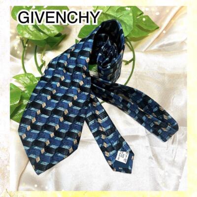 Givenchy Popular Silk Luxury Brand Necktie Blue | eBay