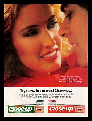 1979 Close Up Toothpaste Mouthwash Vintage PRINT ADVERTISEMENT Lovers ...