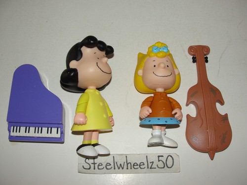 Peanuts Charlie Brown Christmas Figure Lot 2003 Lucy Sally Piano Pig ...