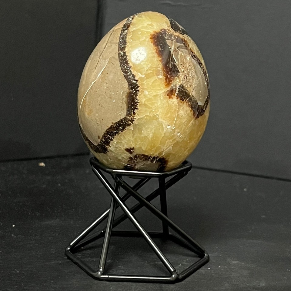 272G Natural Turtle Back Stone Egg Shape Dragon Crystal Crack healing ...