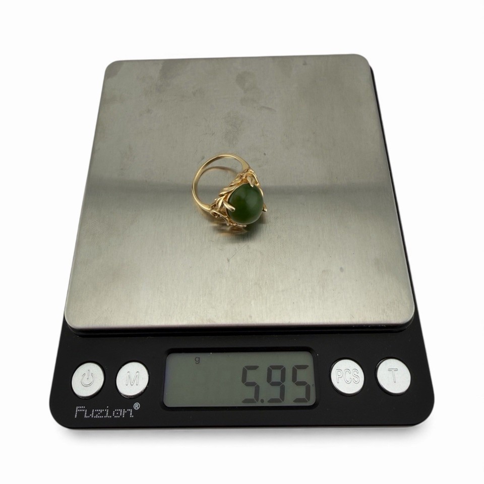 Y10K Jade Ring - 5.95g | eBay