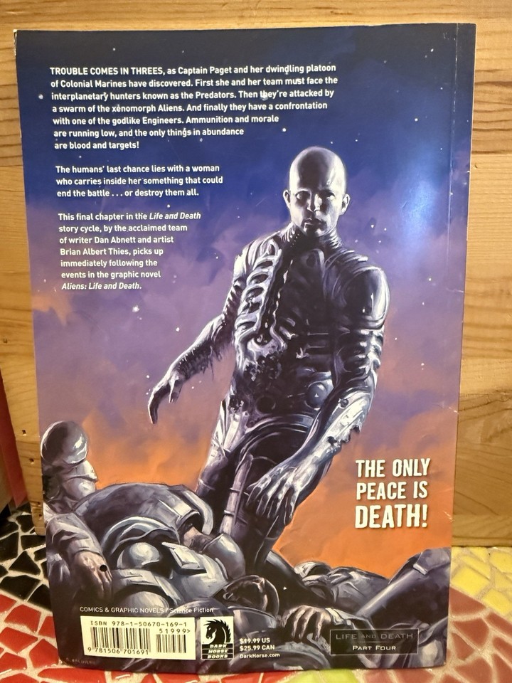 Alien vs Predator Prometheus Final Conflict Life and Death AVP TPB DARK ...