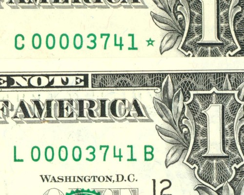 ((STAR - 4 DIGIT - MATCHING)) 2 IDENTICAL # $1 2003 FANCY SERIAL ...