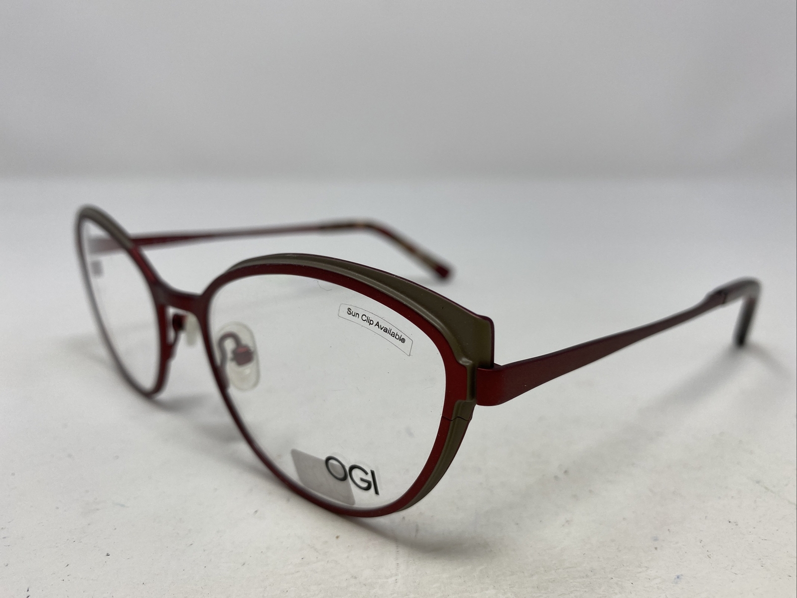OGI Evolution Italy 4324 2213 53-18-145 Red Full Rim Eyeglasses Frame ...