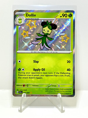 Pokémon TCG Dolliv Scarlet & Violet: Paldean Fates 103/091 Holo Shiny ...