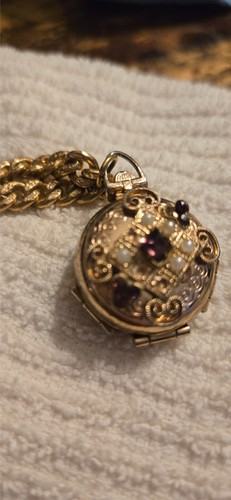 VTG 1950'S CORO PEGASUS Fleur-De-Lis 4-LEAF-CLOVER 4 Photo Dangle ...