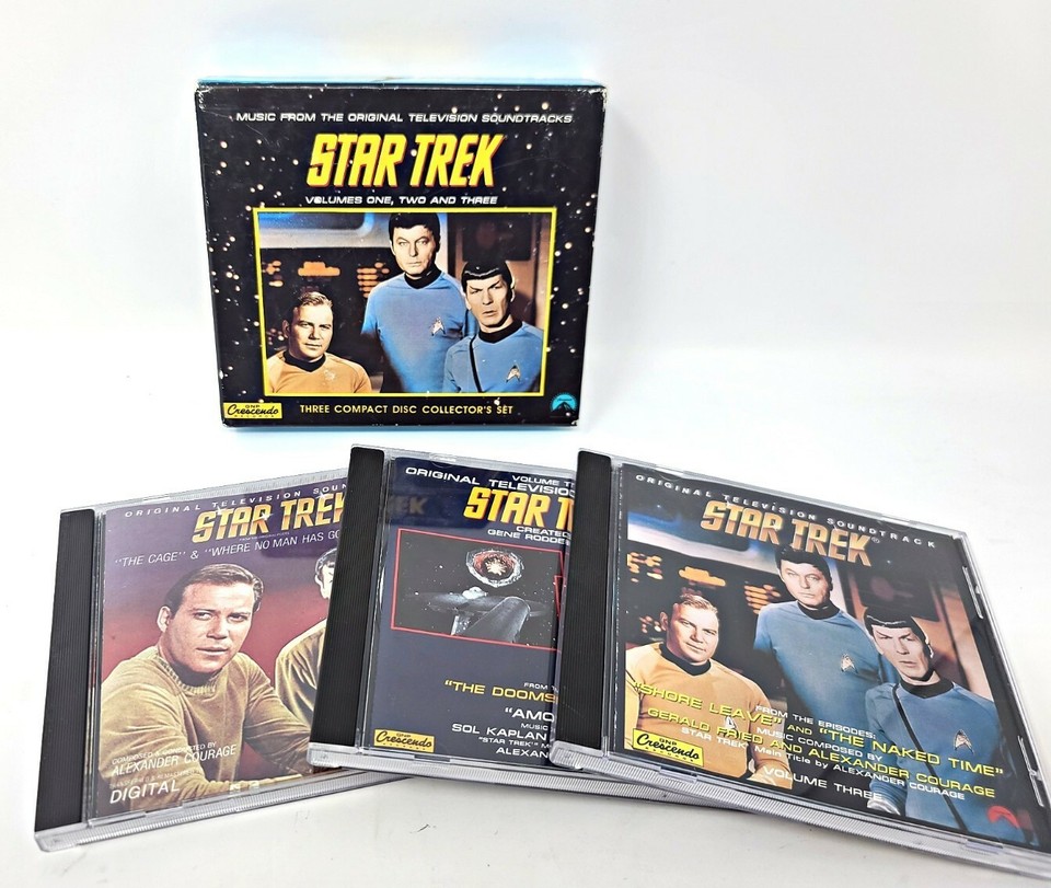 LOT OF 5 STAR TREK CD 30TH ANNIVERSARY SPECIAL SEARCH FOR SPOCK AND TV ...