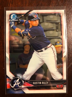 Austin Riley 2018 Bowman Chrome RC BCP155 Atlanta Braves | eBay