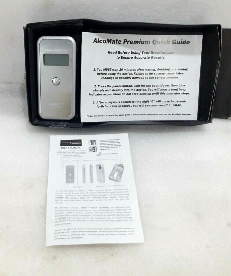 Alcoscan AL-7000 AlcoMate Alcotest Alcohol Breath Tester | eBay