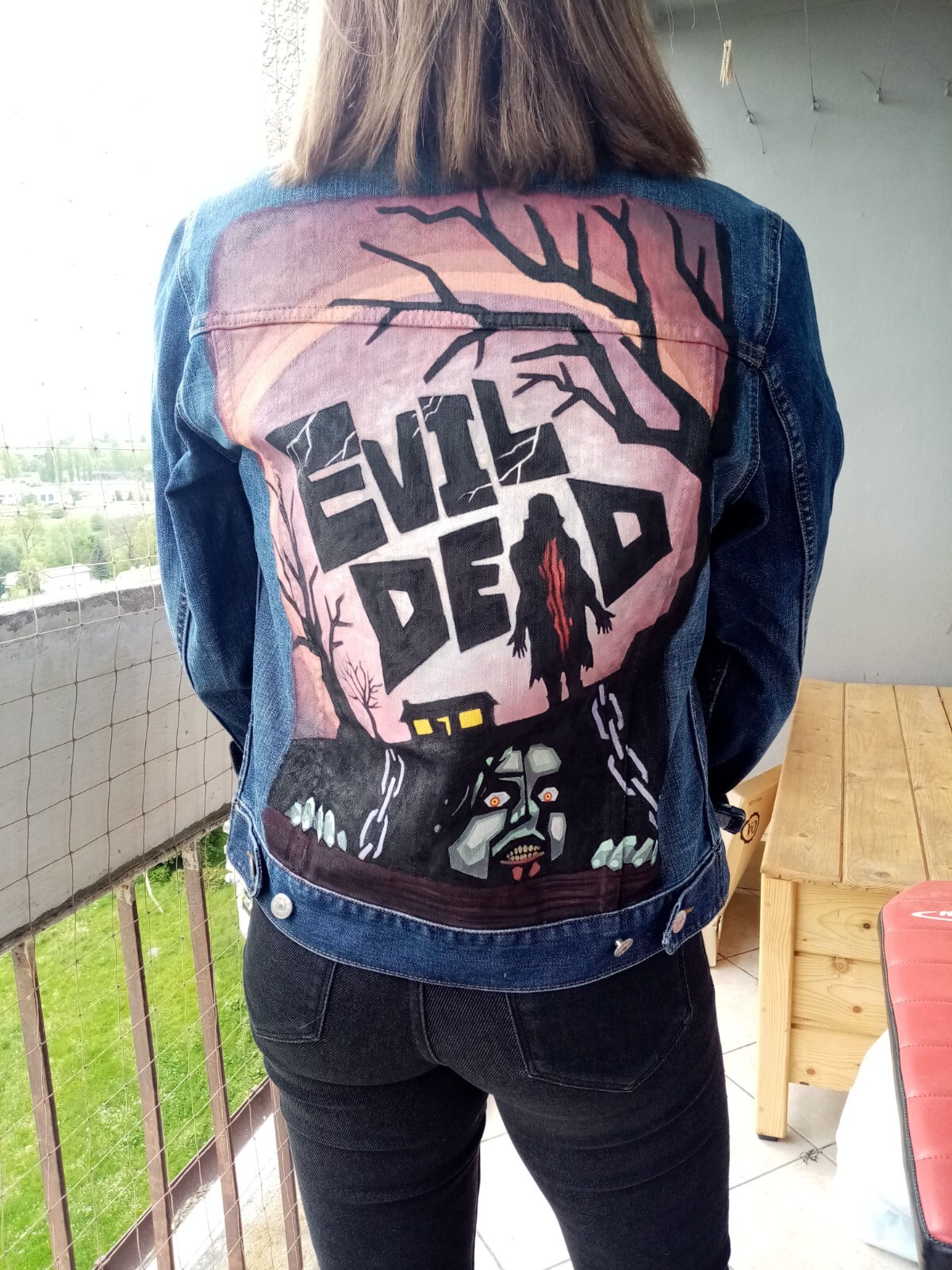 Hand Painted Evil Dead Horror Katana Custom Made jack… - Gem