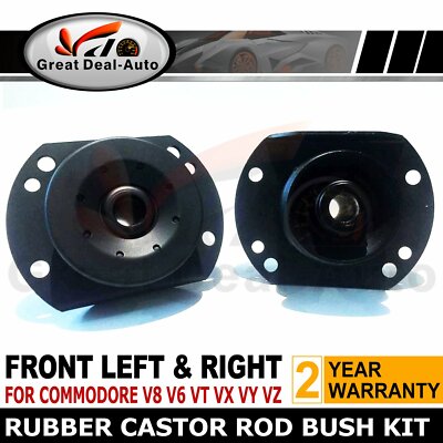 2 Front Radius Castor Rod Bush for Commodore VT VX VY VZ V6 V8 97-06 ...