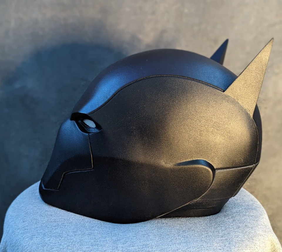 Batman Beyond Inspired Black Padded Cosplay Full Helmet Mask Cowl 3d ...