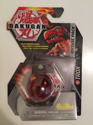 RARE RED TROX MYTHIC PACK BAKUGAN SPIN MASTER | eBay