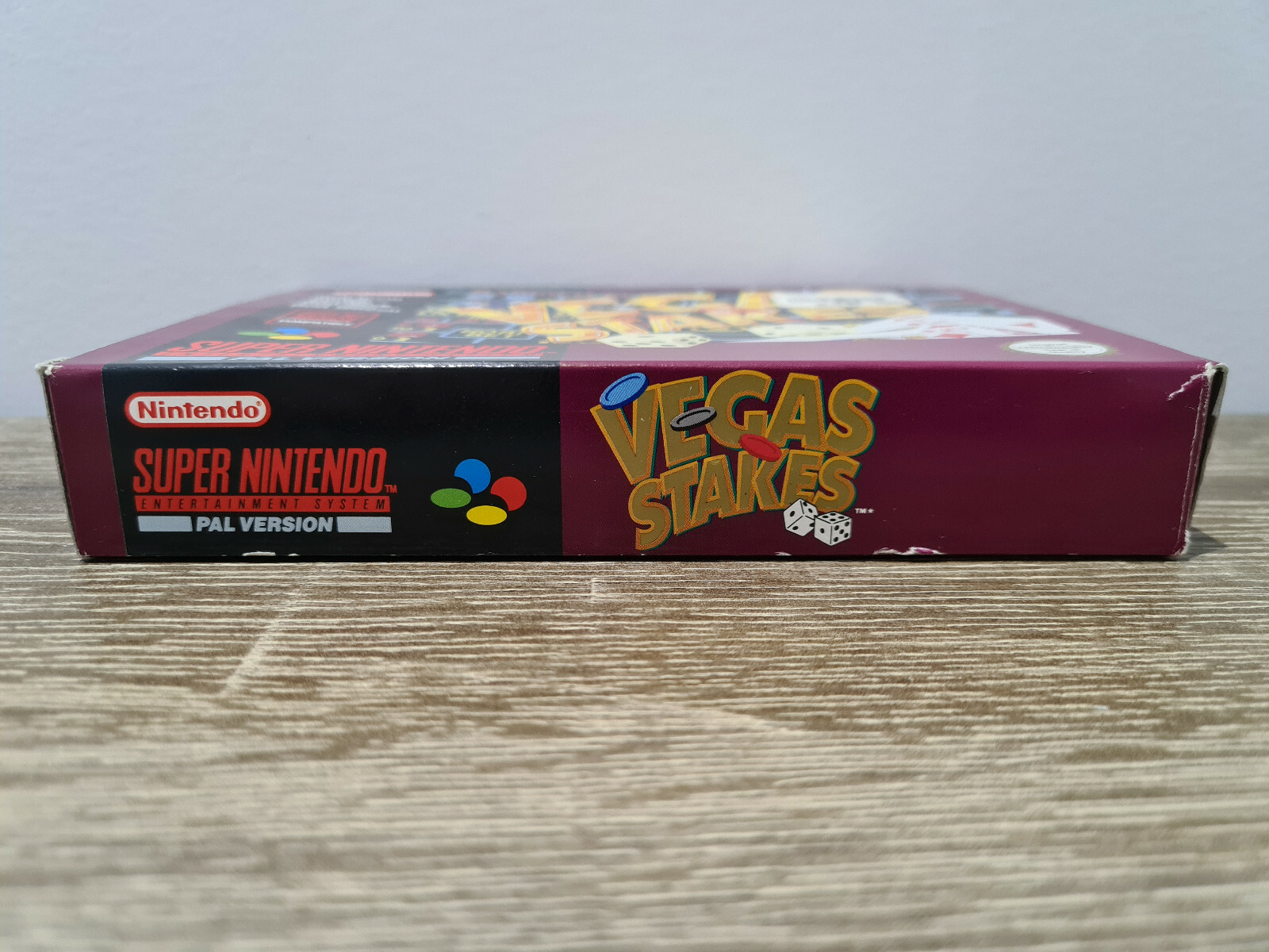 Vegas Stakes (Super Nintendo SNES, 1993 Aus PAL) *COMPLETE BOXED + RARE ...