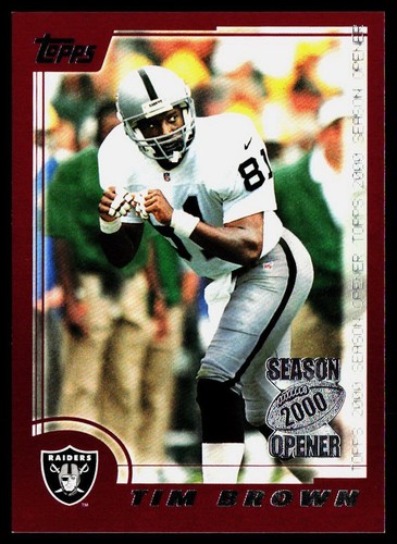 Topps 2000 Topps Season Opener #115 Tim Brown | eBay