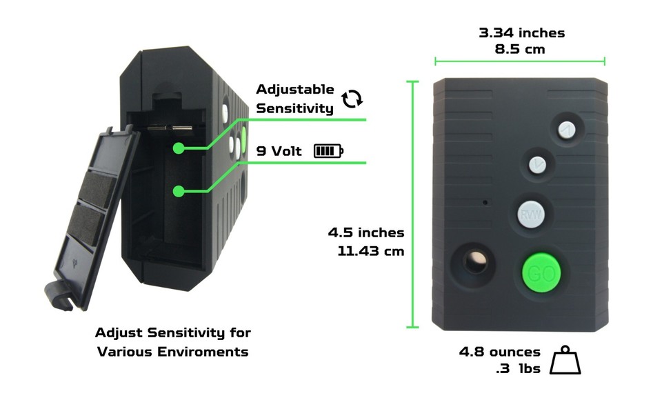 Mod Shot - Shot Timer for Shooting Competitions and Drills, Adjustable ...