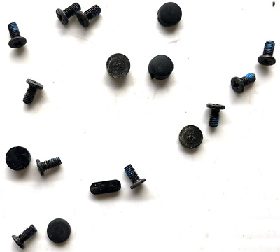 Toshiba Satellite Pro L500 LCD External & Internal Screws and Rubber ...