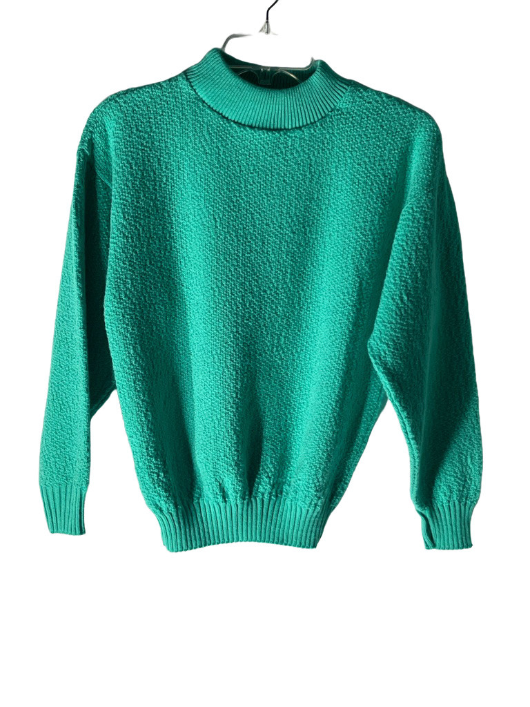Vintage Kate Collins Aqua Blue Sweater - Gem
