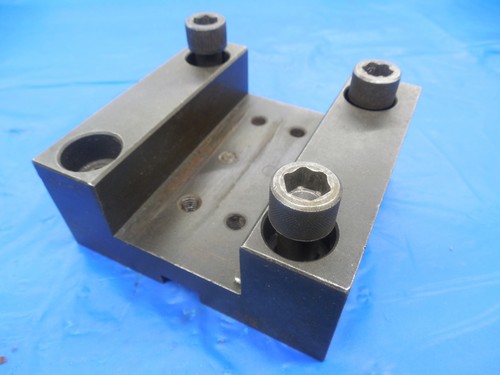 CNC LATHE BOLT ON TOOL BLOCK HOLDER ABOUT 75 X 75 mm BOLT HOLE PATTERN ...