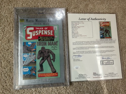 Marvel Milestone Edition Tales of Suspense #39D SIGNED BY STAN LEE! JSA ...