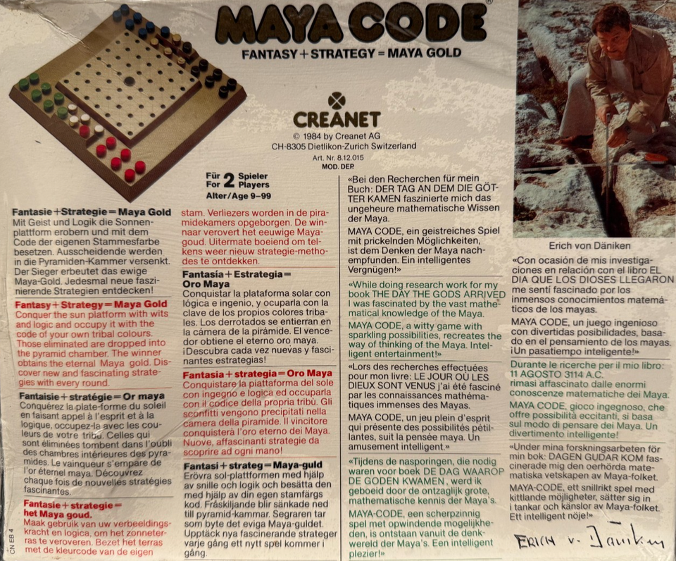 NEW SEALED Maya Code Euro-Style Strategy Game - Mayan Theme | eBay