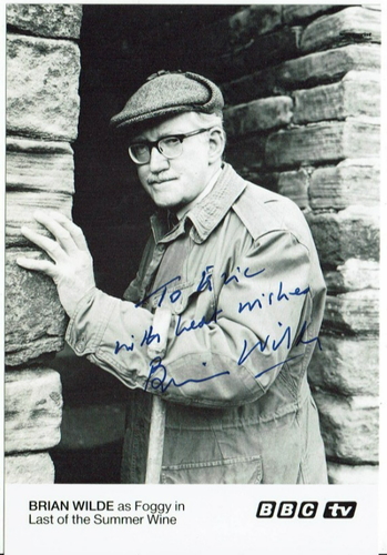 Brian Wilde hand signed Last of the summer wine vintage photo | eBay UK