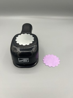 Stampin Up Whale Tail Punch Scallop Circle 1.5” Cards Scrapbooking ...