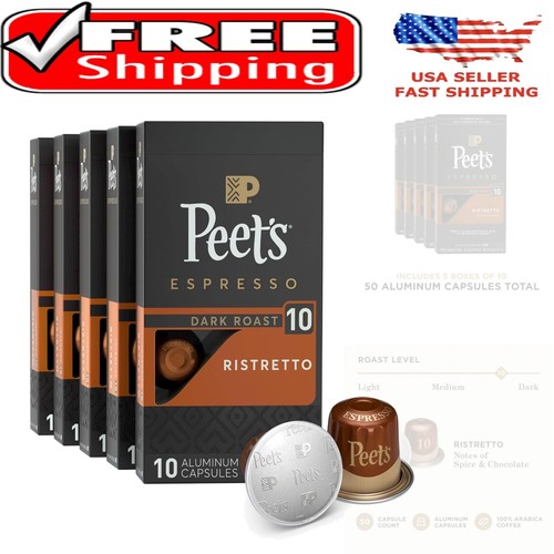 Espresso Capsules with Rich Chocolate Notes - Intensity 10 Dark Roast ...